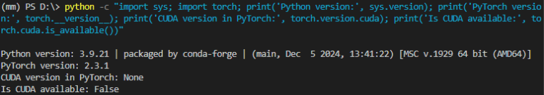 How to Install PyTorch with CUDA Compatibility | RaidenWorks